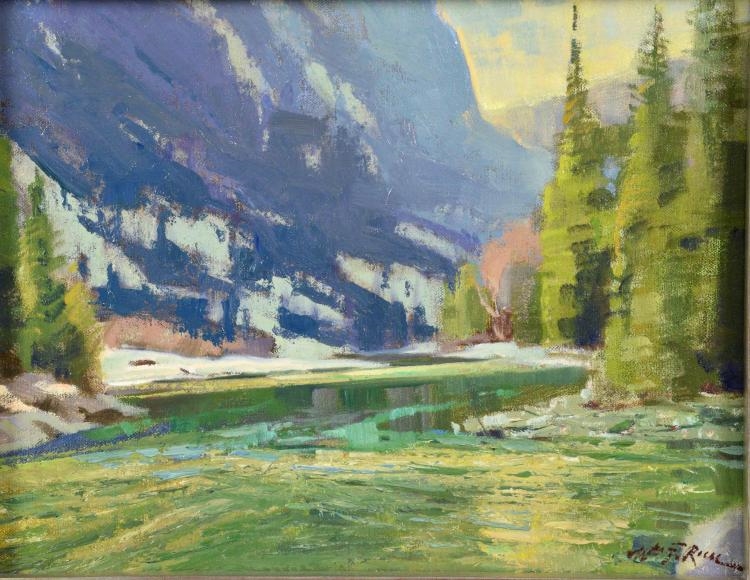 William F. Reese | Golden Aspens, Icicle Canyon | MutualArt