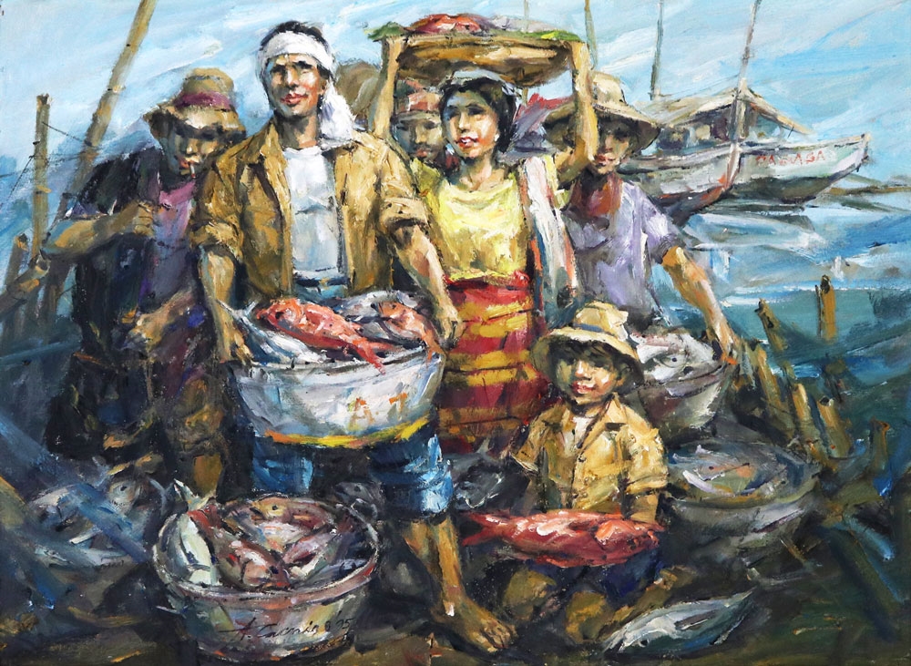 Angel Cacnio | Biyaya Mula Sa Dagat (1995) | MutualArt