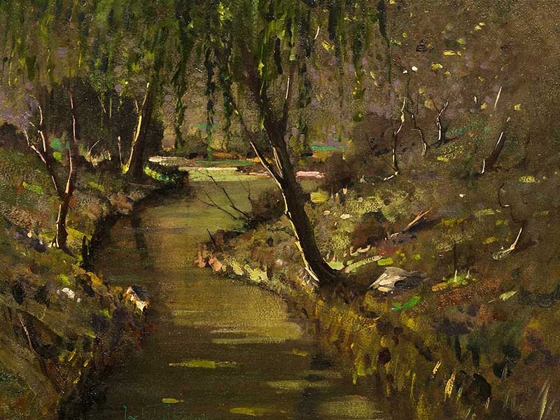 Jack Pieters | River Landscape (1961) | MutualArt