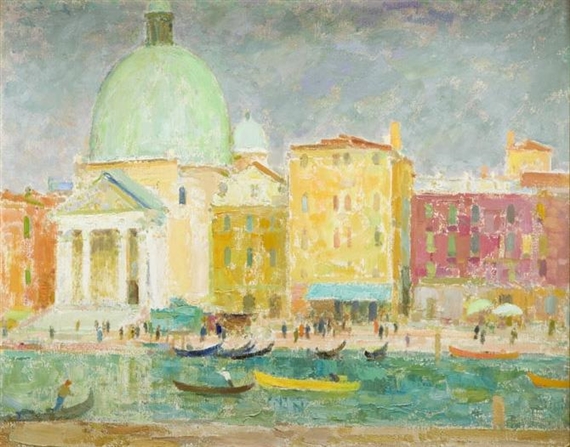Eugeniusz Arct | View of Venice (1965) | MutualArt