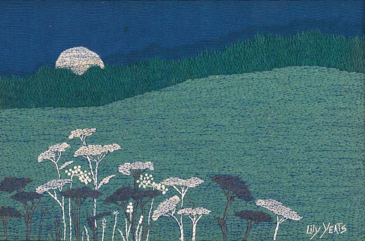 Susan Mary Yeats | TWO MAGPIES ON A STONE WALL (Circa 1934) | MutualArt