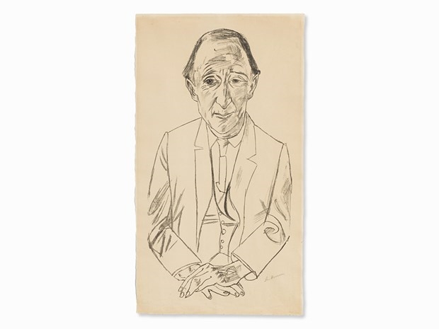 Max Bachmann | Portrait of Frederik Delius (1922) | MutualArt