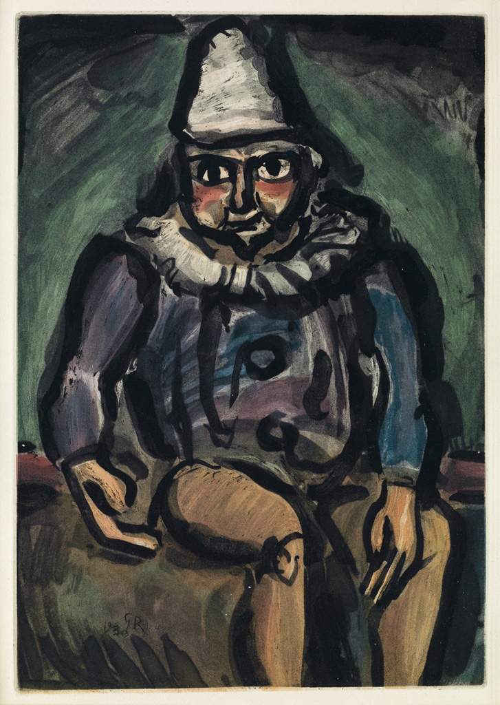 Georges Rouault | Clown assis (1930) | MutualArt