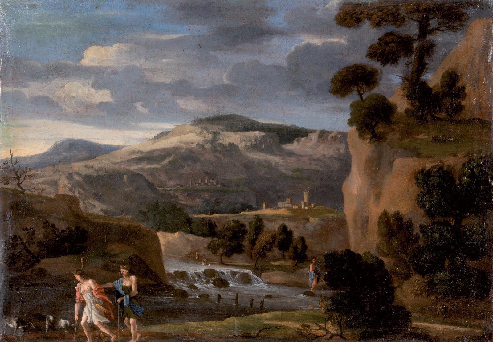 Etienne Allegrain | Paysage de cascade aux bergers | MutualArt