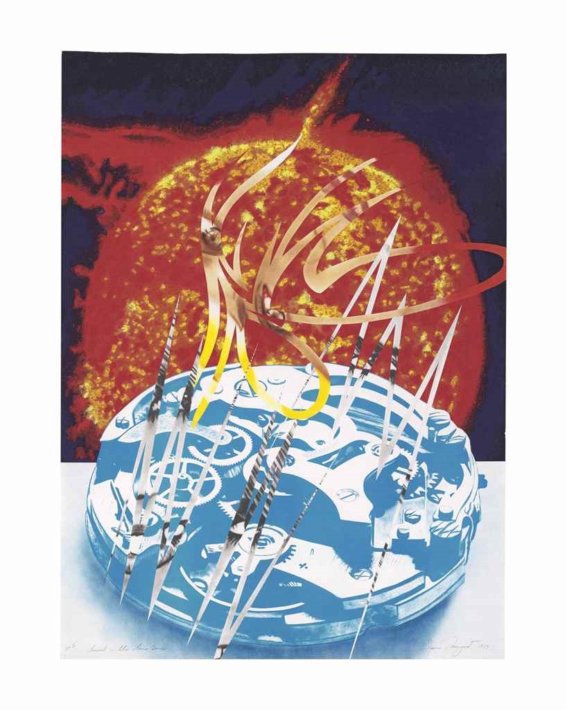 James Rosenquist | Sun Sets on the Time Zone, from Welcome to the Water ...