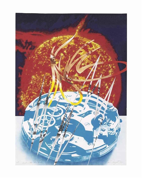 James Rosenquist | Sun Sets on the Time Zone, from Welcome to the Water ...