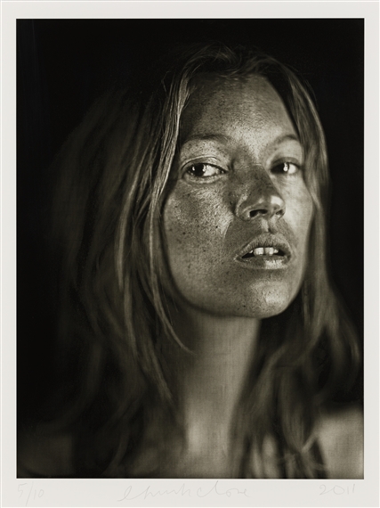Chuck Close | Kate Moss (2011) | MutualArt