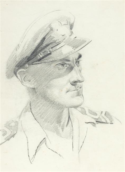 Russell Clark | Untitled – Portrait of an Officer | MutualArt