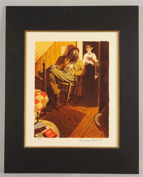Norman Rockwell | Shuffleton's Barber Shop | MutualArt