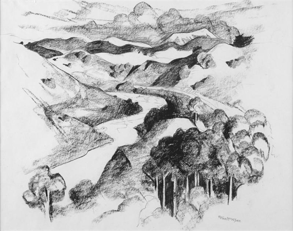 Peter McIntyre | Rangitiki Landscape | MutualArt