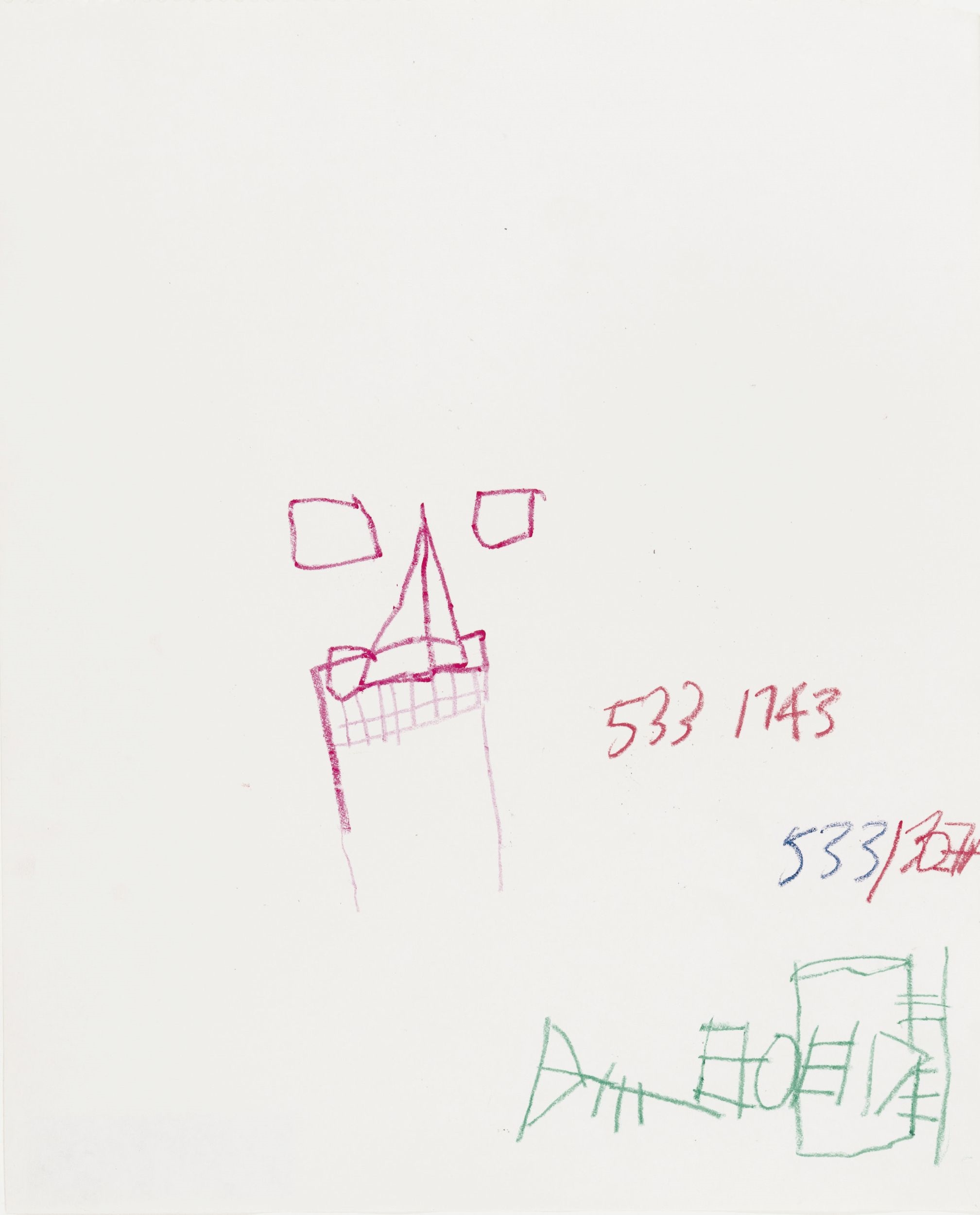 Jean-Michel Basquiat | Untitled (Mother/Father) (1981) | MutualArt