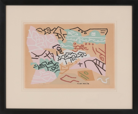 Stuart Davis | BASS ROCKS | MutualArt