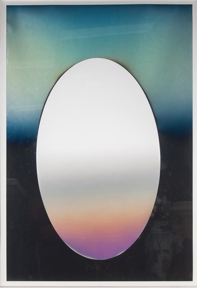 Larry Bell | UNTITLED (ELLIPSE) (Circa 1981) | MutualArt