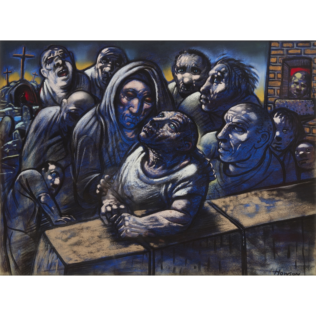 Peter Howson Obe | The Gathering - Golgotha | MutualArt