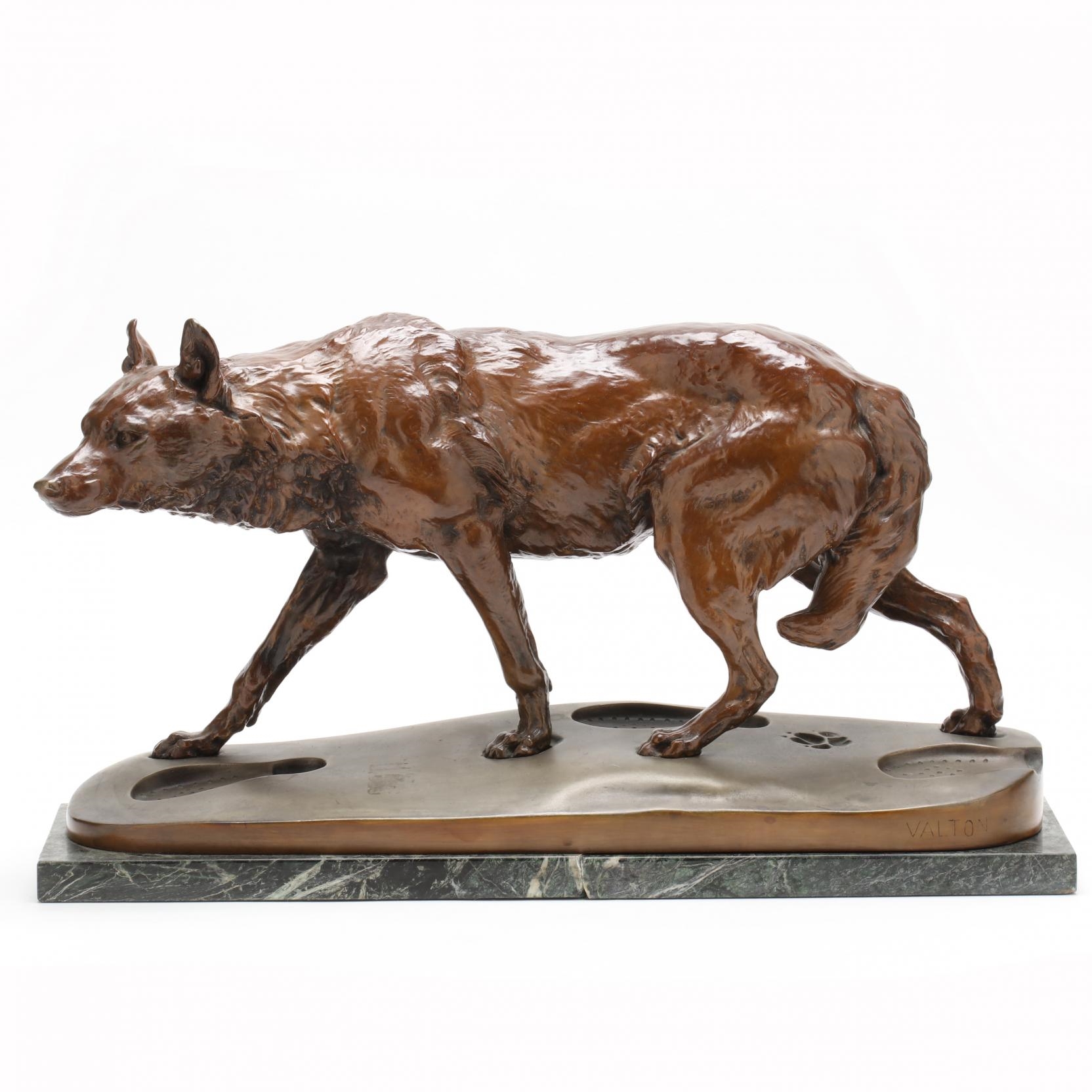 Charles Valton | Wolf on the Trail | MutualArt