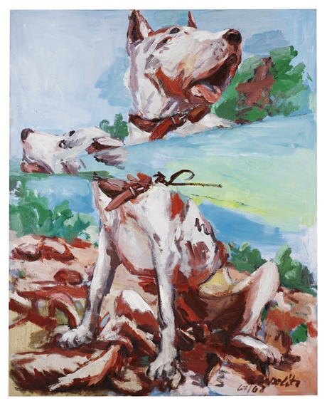 Georg Baselitz | EIN GROSSER HUND (1968) | MutualArt