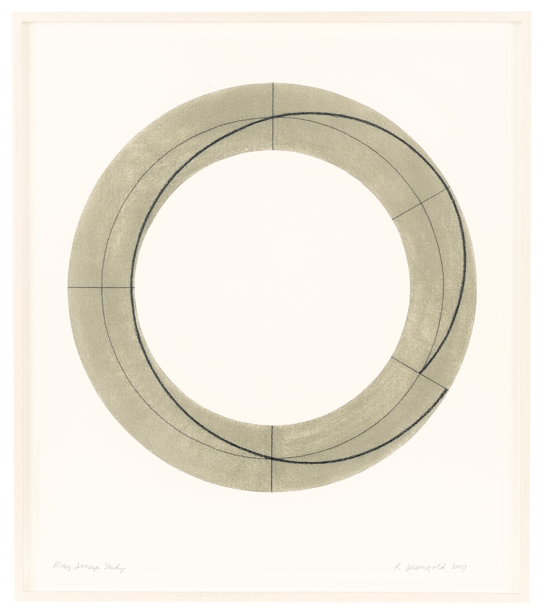 Robert Mangold | Split Ring Study (2010) | MutualArt