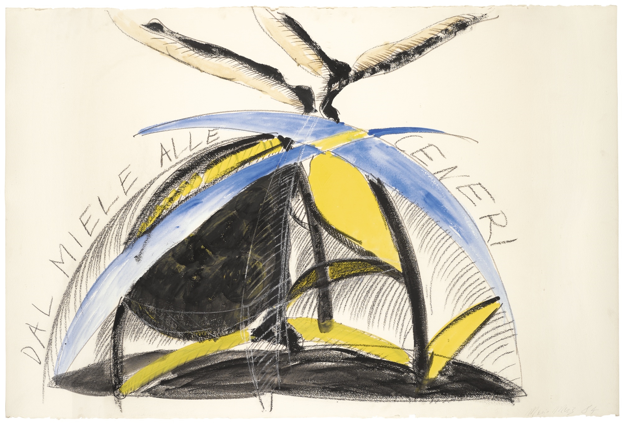 Mario Merz | DAL MIELE ALLE CENERI (1984) | MutualArt