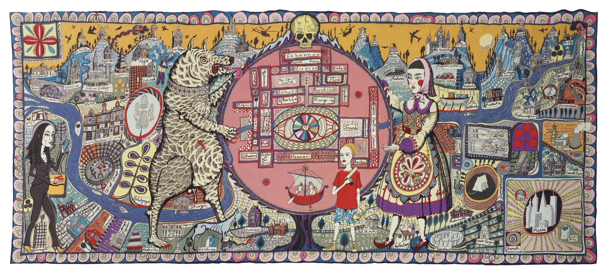 Grayson Perry | MAP OF TRUTHS AND BELIEFS (2011) | MutualArt