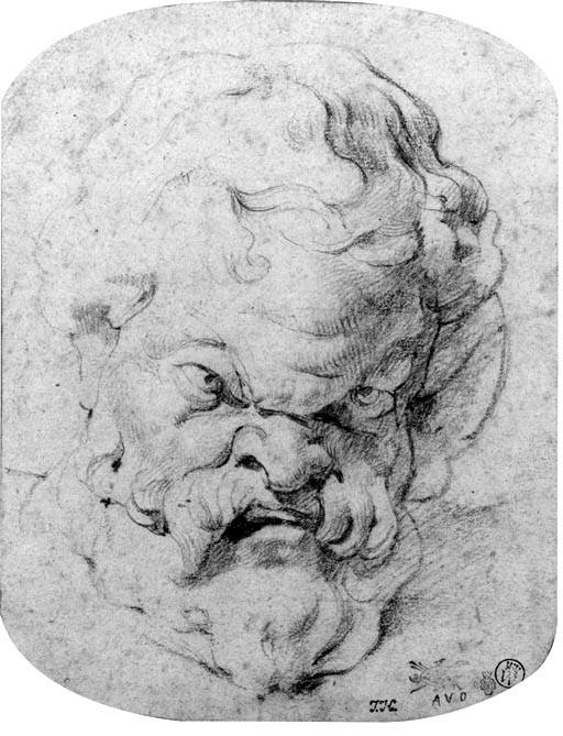 Peter Paul Rubens | The head of Silenus, after the antique | MutualArt