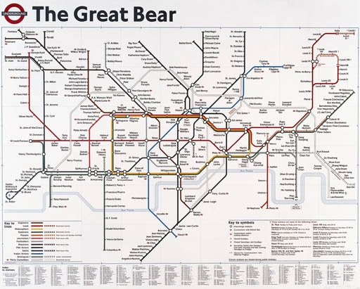 Simon Patterson | The Great Bear (1992) | MutualArt
