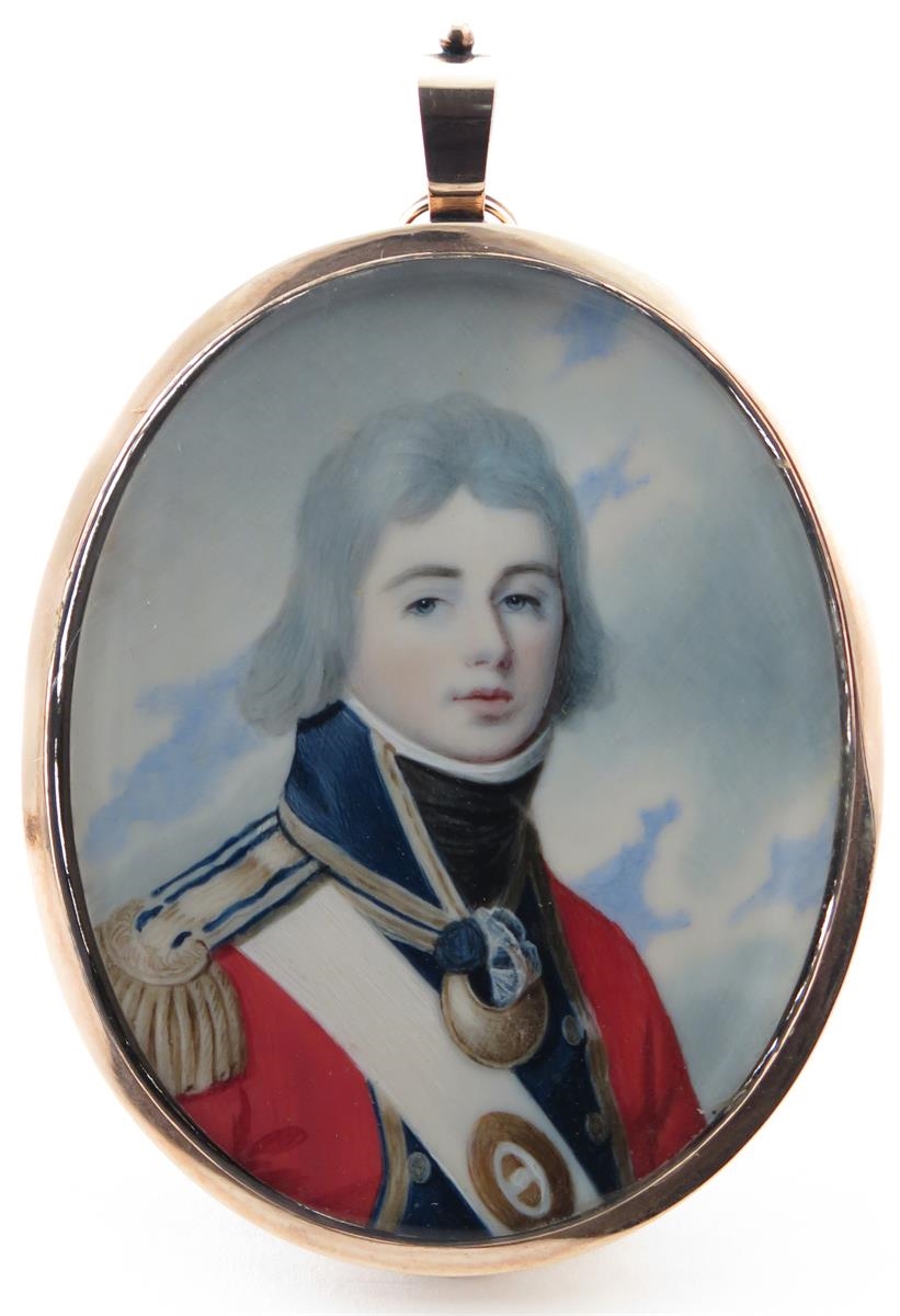 British School, 18th Century | Portrait Miniature of an Irish Officer ...