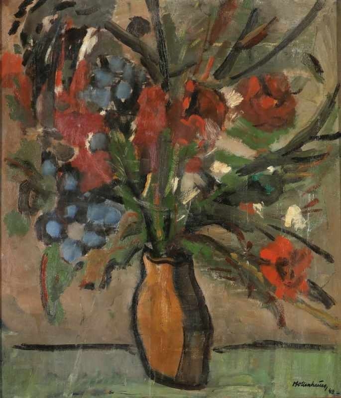 Ernst Mollenhauer | Blumenstillleben (1948) | MutualArt