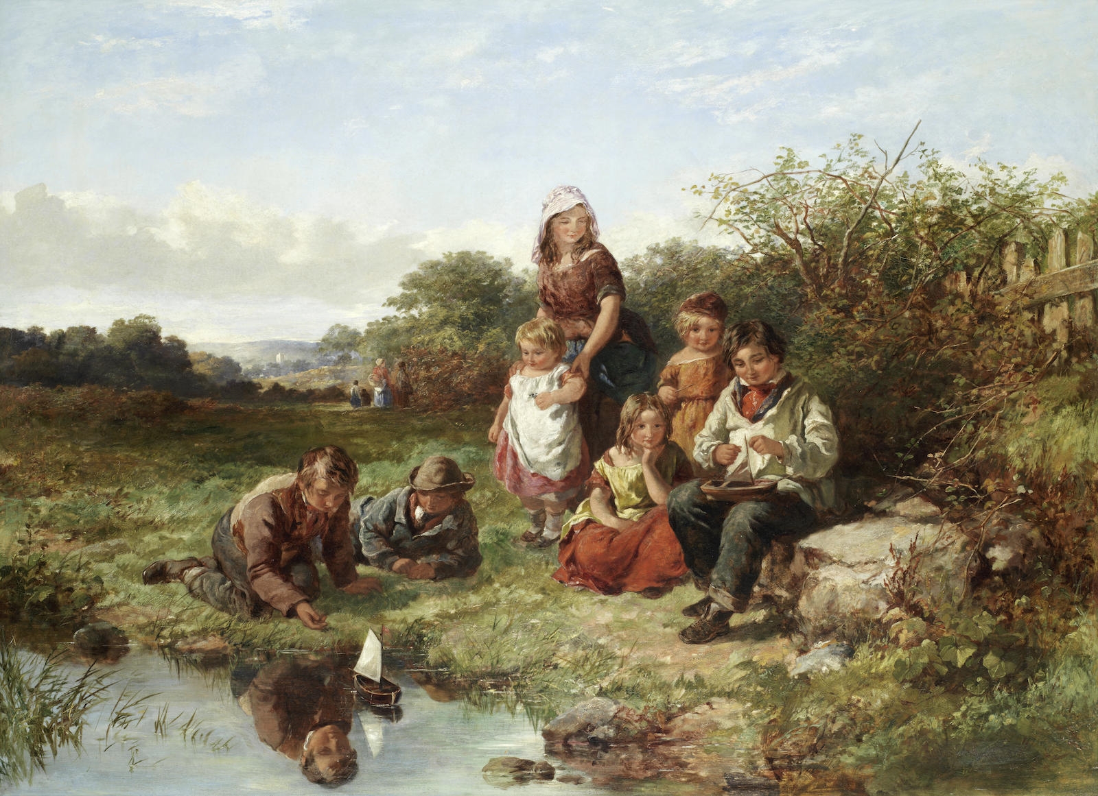 James Curnock | The Afternoon Lesson (1859) | MutualArt