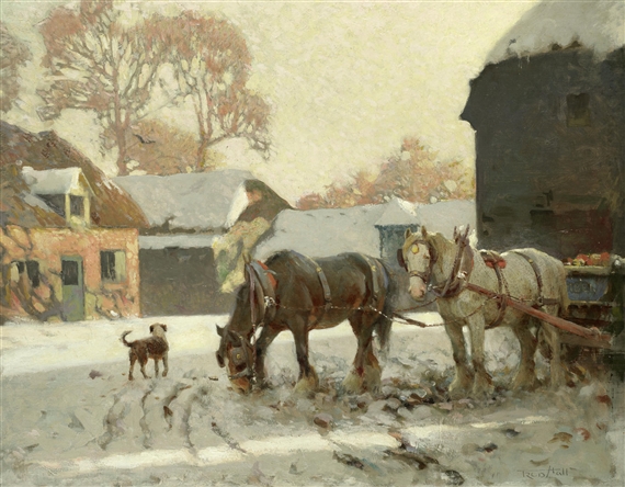 Frederick Hall | One winter's morn | MutualArt
