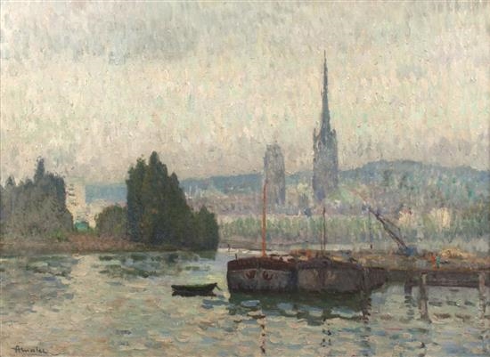 Albert Malet | View on Seine | MutualArt