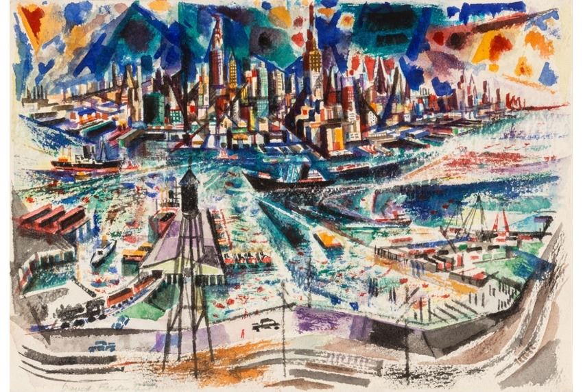 David Fredenthal | View of New York from New Jersey | MutualArt