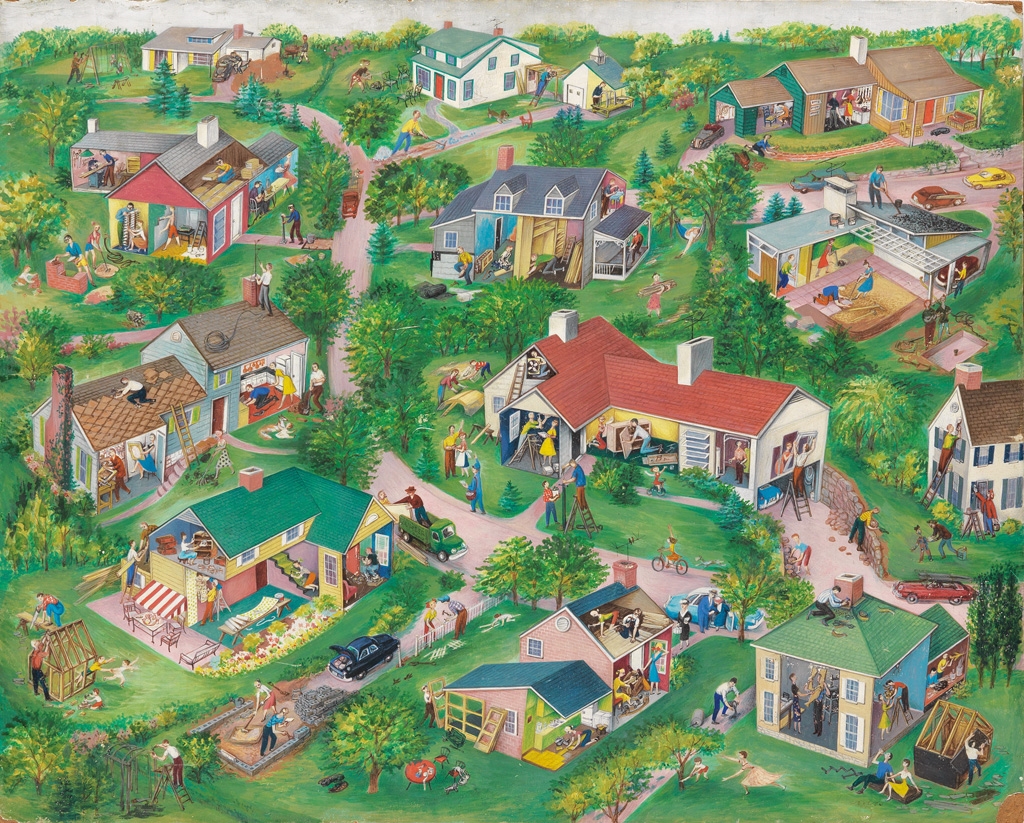 Lucille Corcos | Weekend Chores | MutualArt