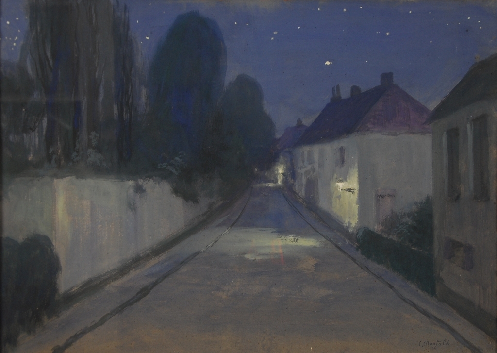Constant Montald | Paysage de nuit | MutualArt