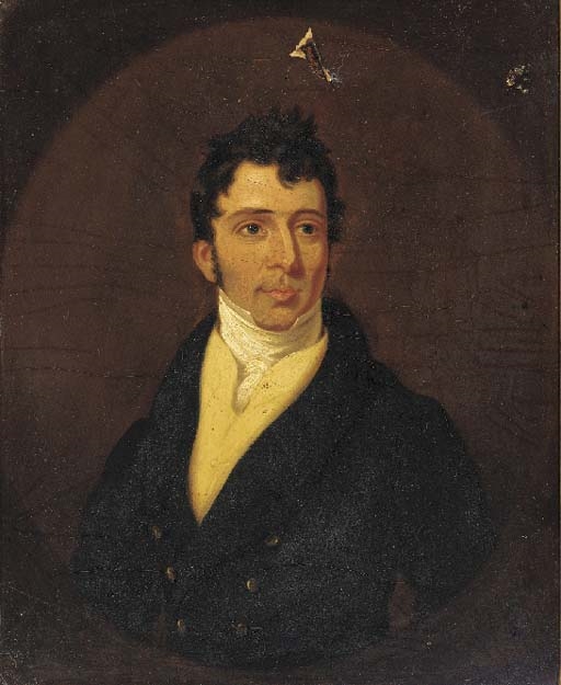 British School, 19th Century | Portrait of Captain Fitzroy, a Naval ...