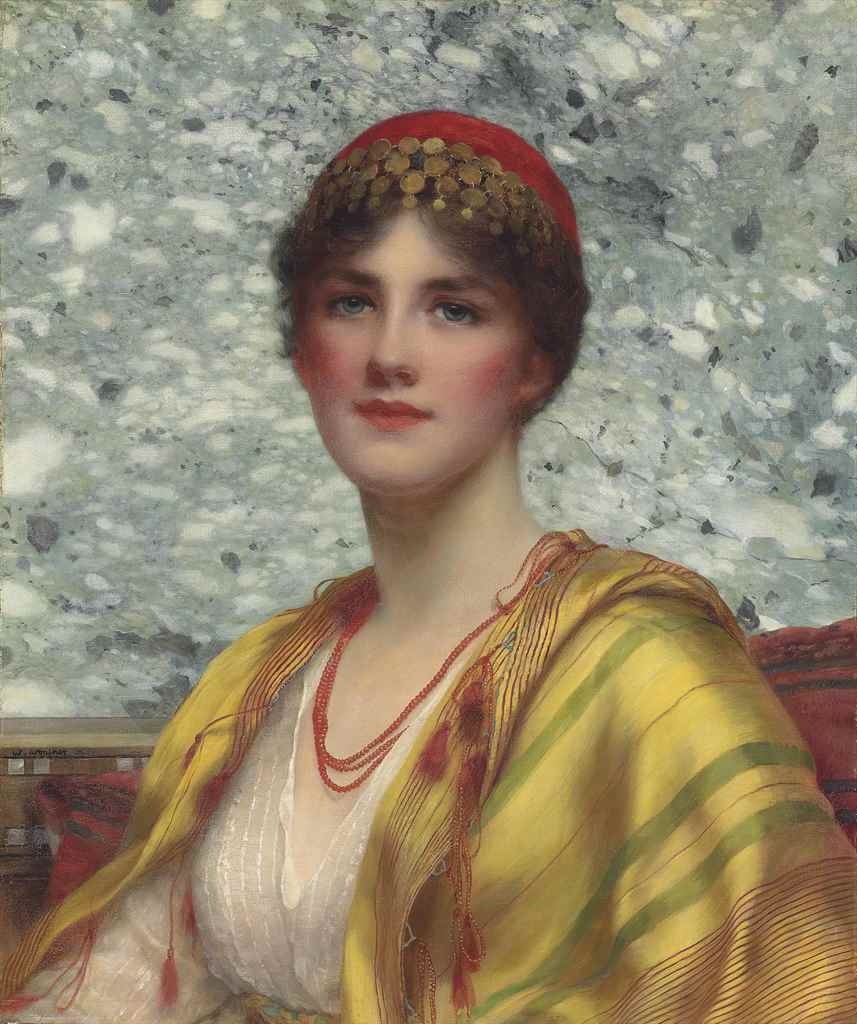 William Clarke Wontner | Portrait of a Beauty (1916) | MutualArt