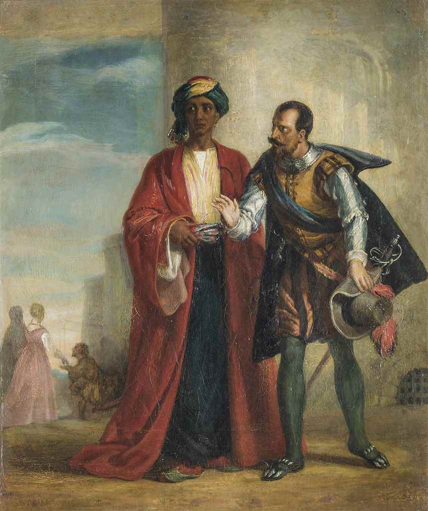 Iago In Othello Painting