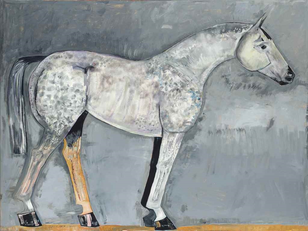 Elie Lambert | Grey thoroughbred (2016) | MutualArt