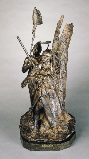 Harry Jackson | 'Algonquin Chief and Warrior', A Bronze Figural Group ...