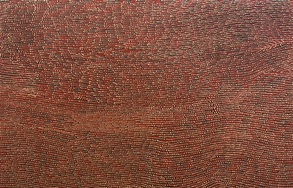 Willy Tjungurrayi - Tingari Dreaming, acrylic on...