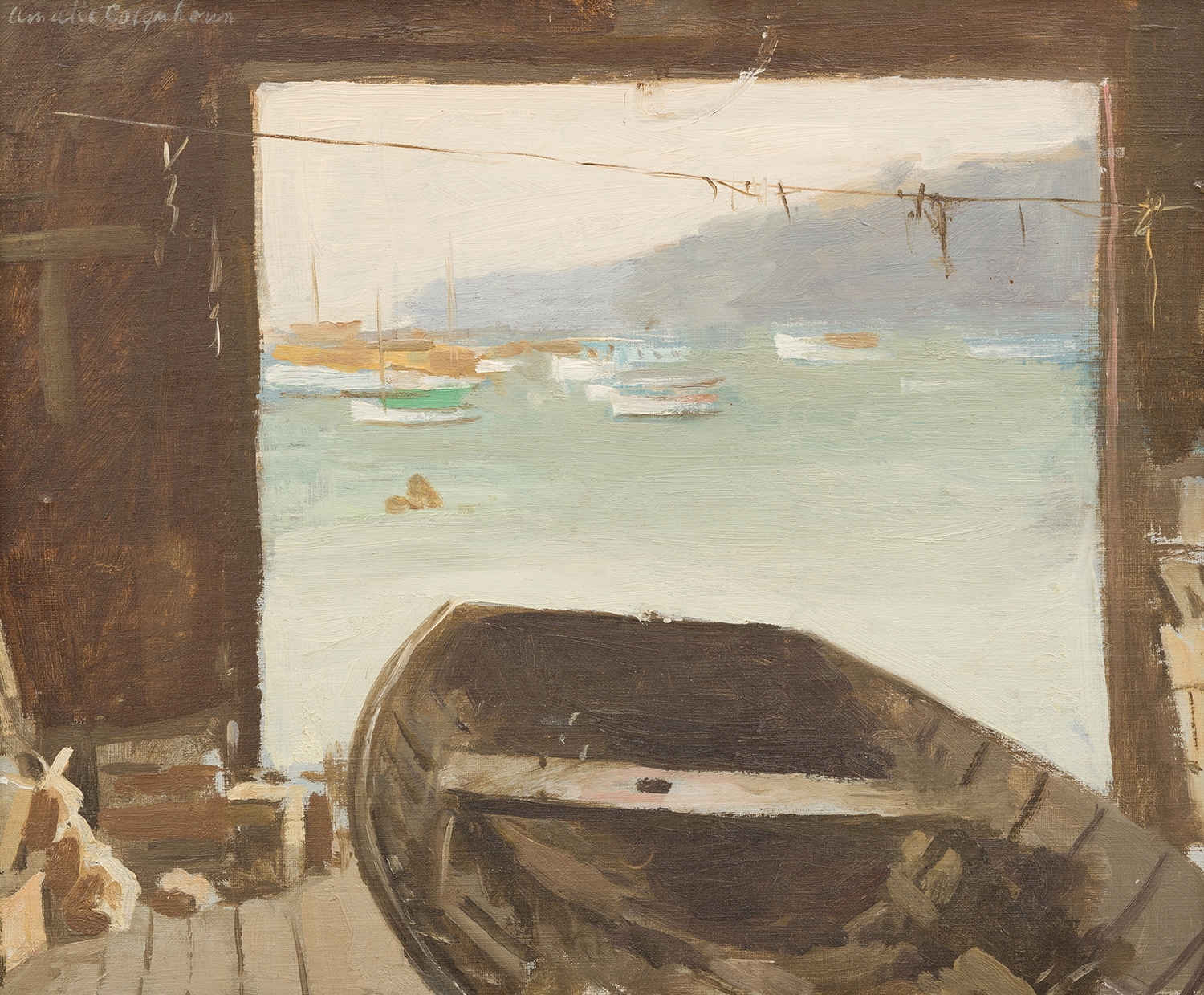 Amalie Sara Colquhoun | View Through The Boatshed | MutualArt