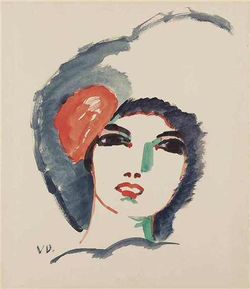 Kees van Dongen | Visage de femme | MutualArt