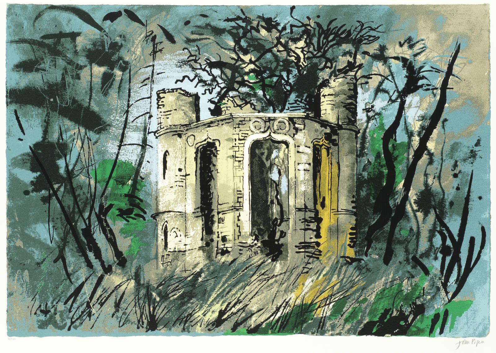 John Piper | Dinton Folly (Levinson 367) (1983) | MutualArt