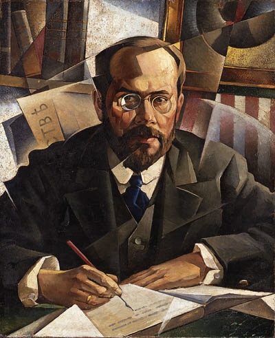Yuri Pavlovitch Annenkov | Portrait of Aleksandr Nikolaievich Benua ...