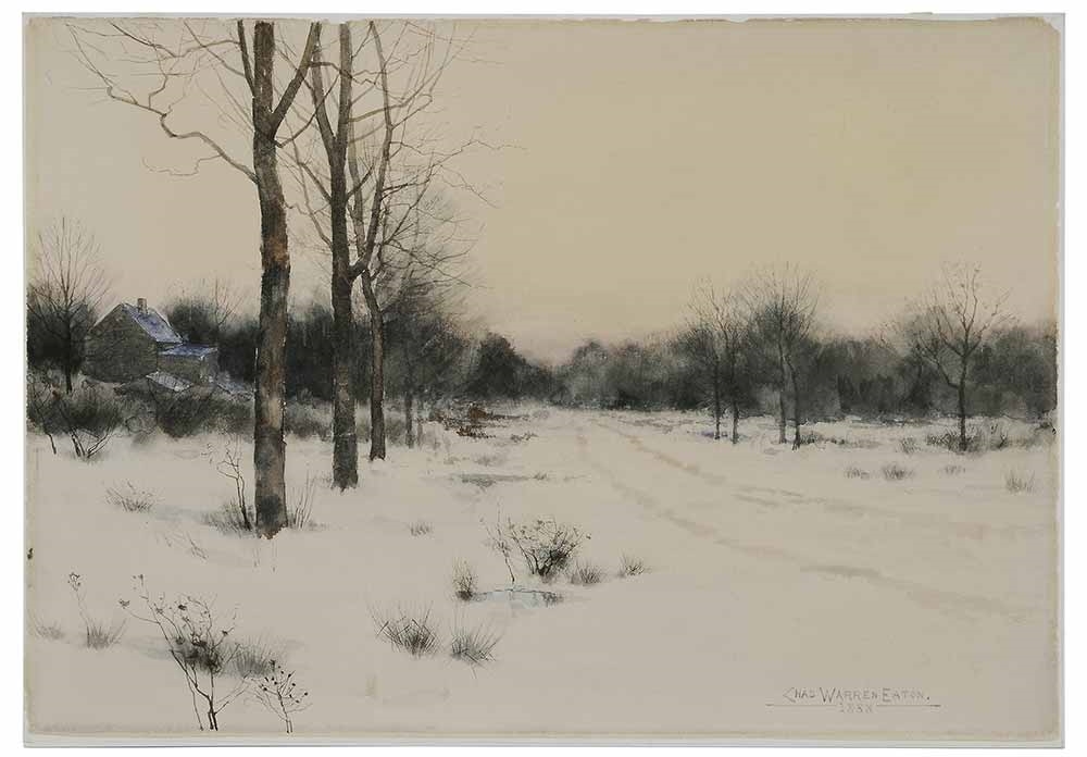 Charles Warren Eaton | Winter Landscape (1888) | MutualArt