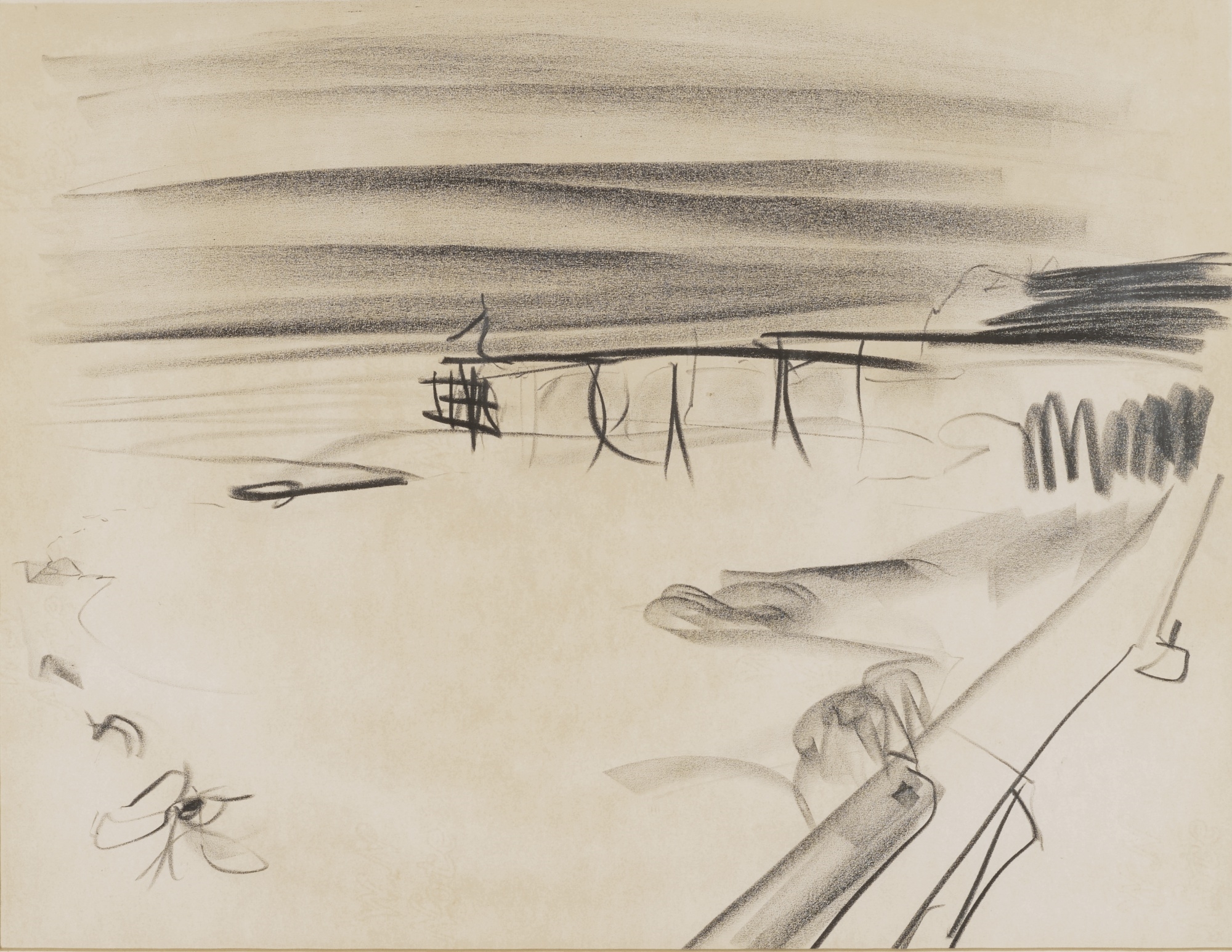 Peter Lanyon | STUDY FOR CLEVEDON BANDSTAND IX (1964) | MutualArt