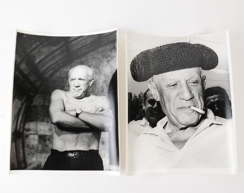 André Villers | Depicting Pablo Picasso in the 1950's holding a gun ...