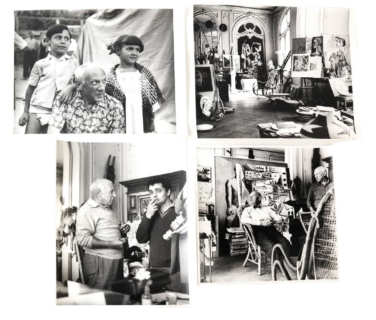 André Villers | Depicting Pablo Picasso in the 1950's holding a gun ...