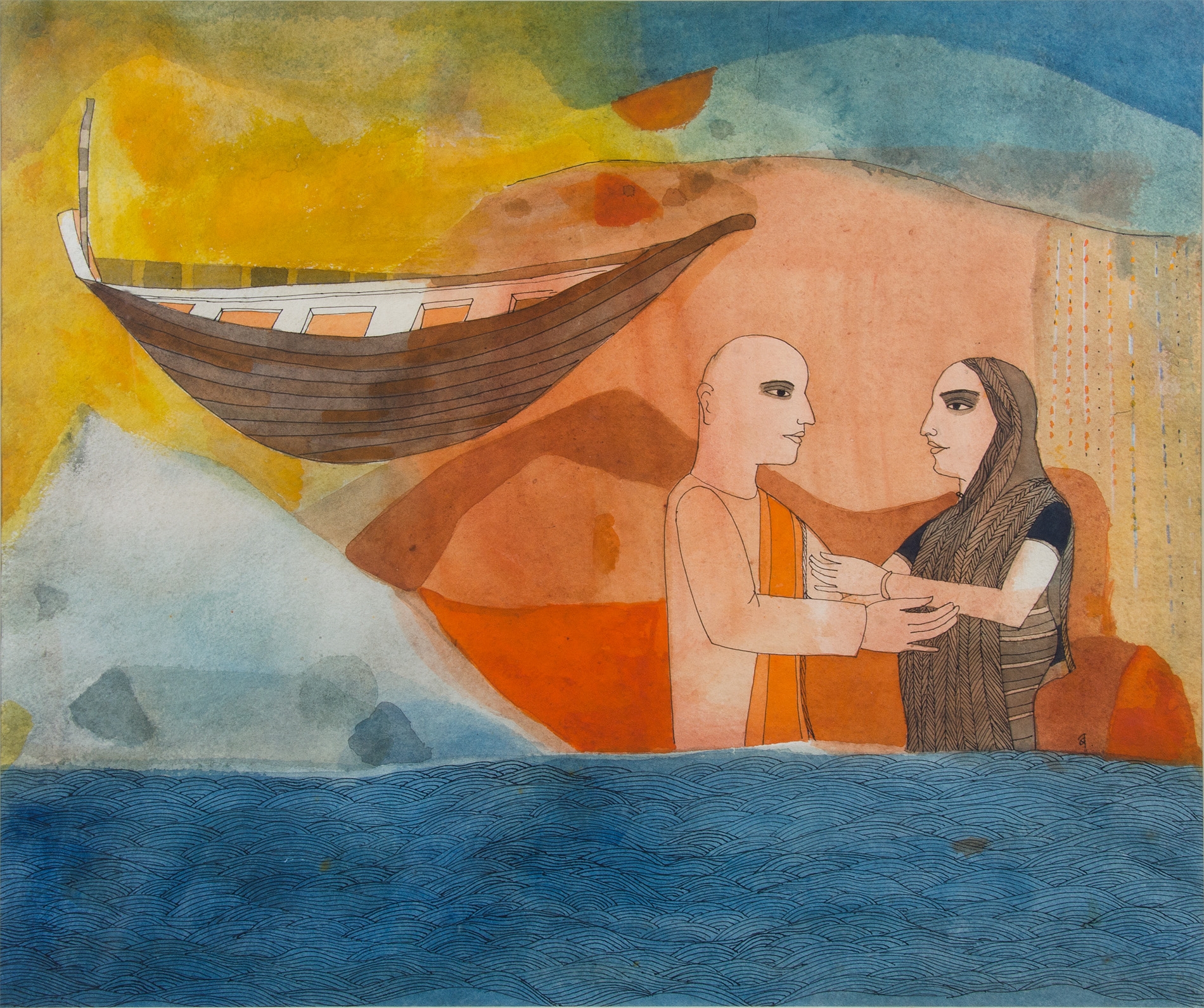 Badri Narayan | Chandidas and Rami Dhoban (2004) | MutualArt