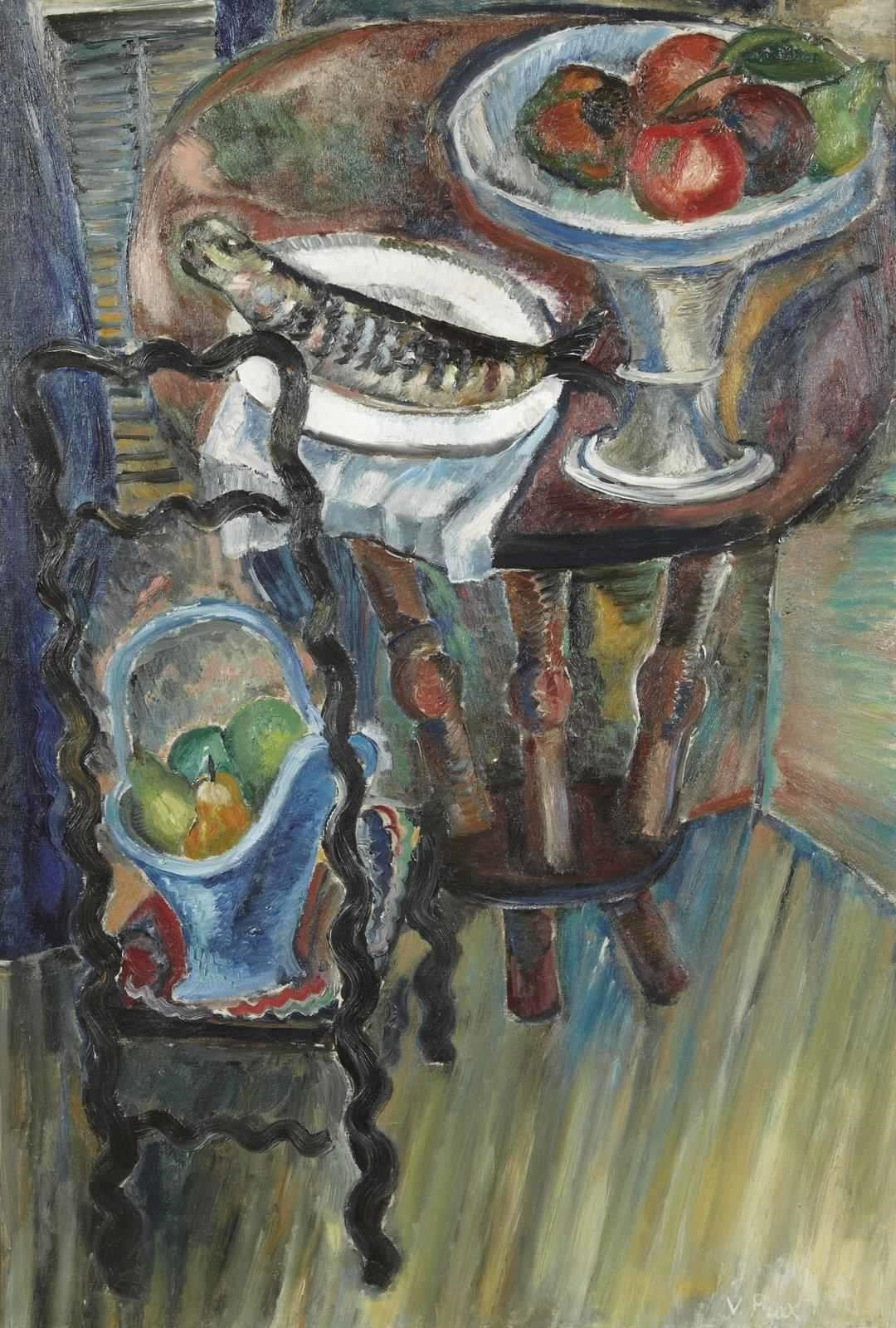 Valentine Prax | Intérieur aux corbeilles de fruits | MutualArt
