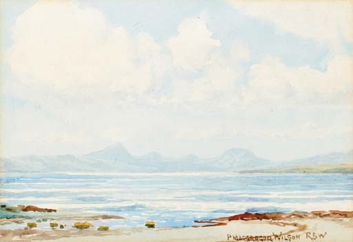 Peter MacGregor Wilson | The Jetty Tayvallich; and The mountains of ...